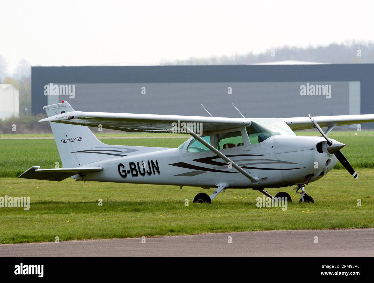 Cessna 172N Skyhawk II at Wellesbourne Airfield, Warwickshire, UK (G ...