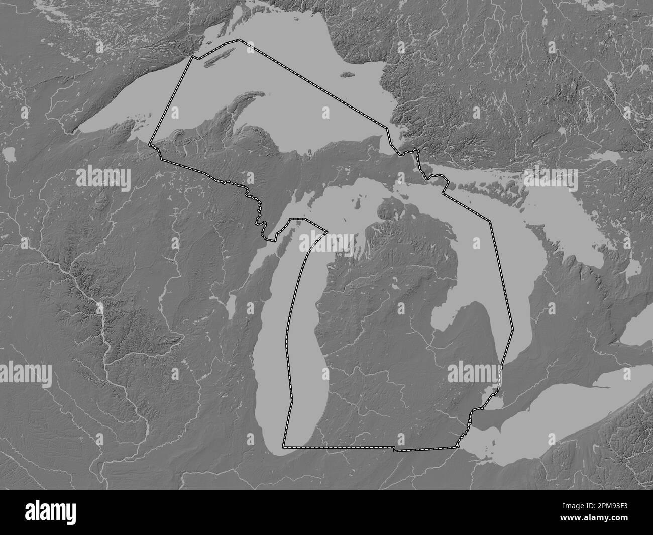 Map of flint michigan hi-res stock photography and images - Alamy