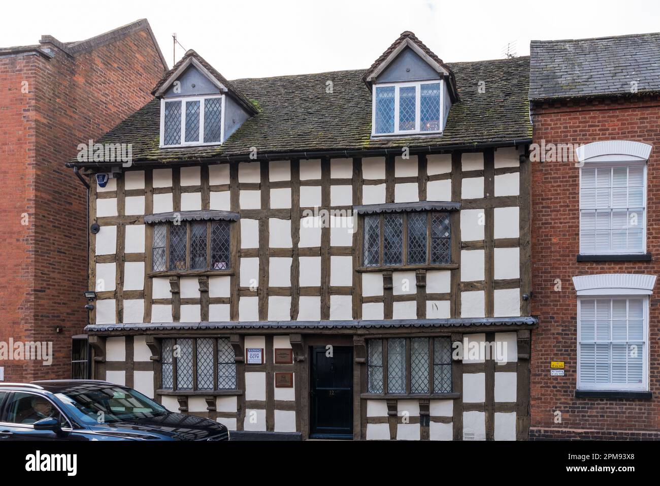 Historic timber framed house in Church Street, Kidderminster ...