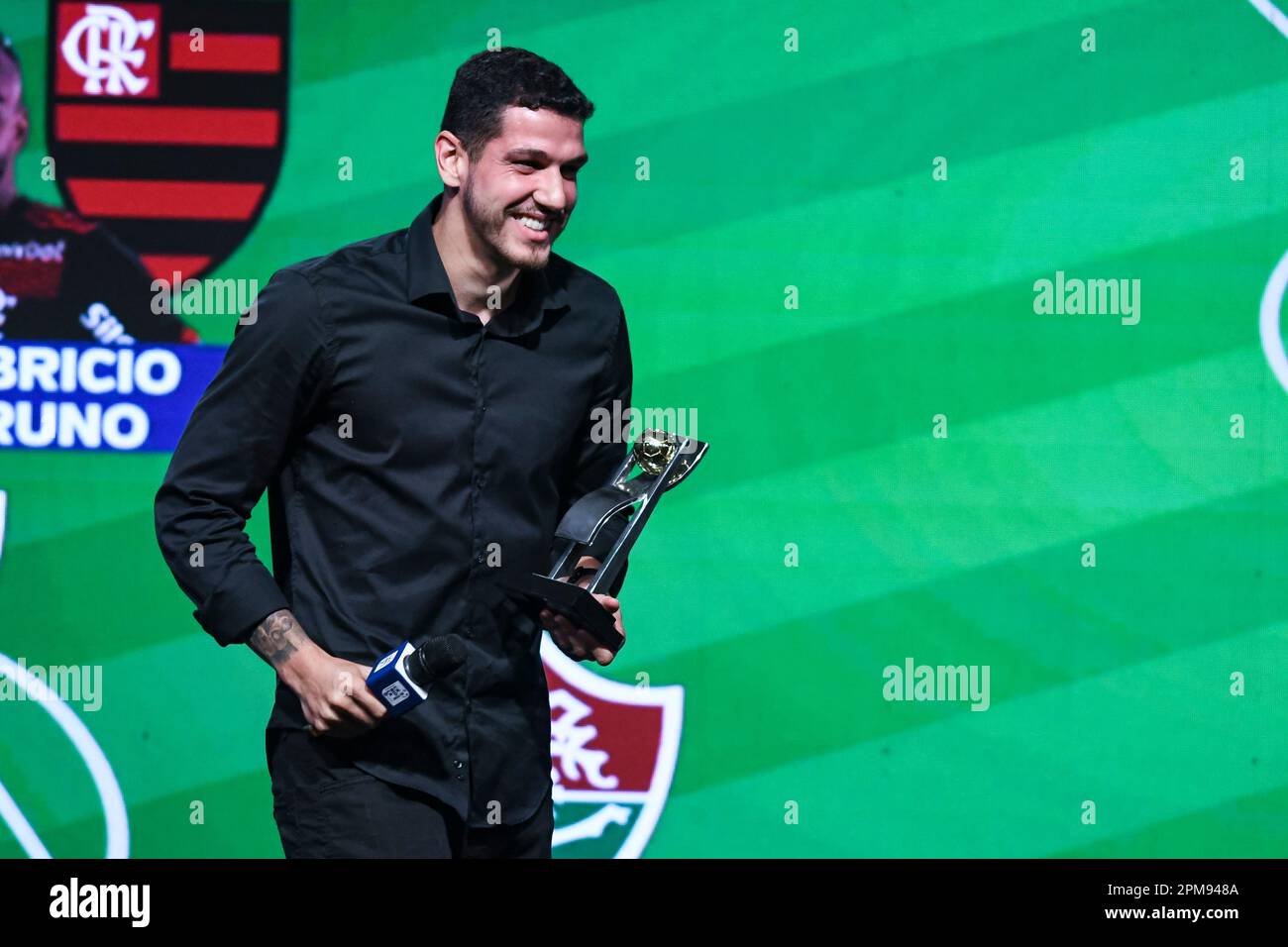 Rio, Brazil - april 10, 2023, Best Defender Nino during the 2023 ...