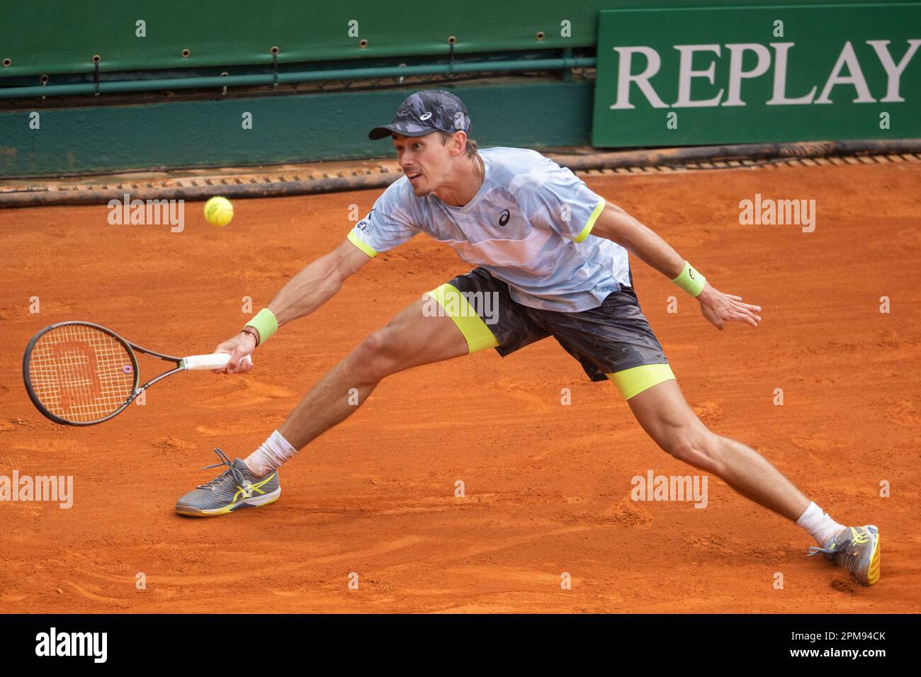MONTE-CARLO, MONACO - APRIL 12: Alex De Minaur of Australia during Day ...