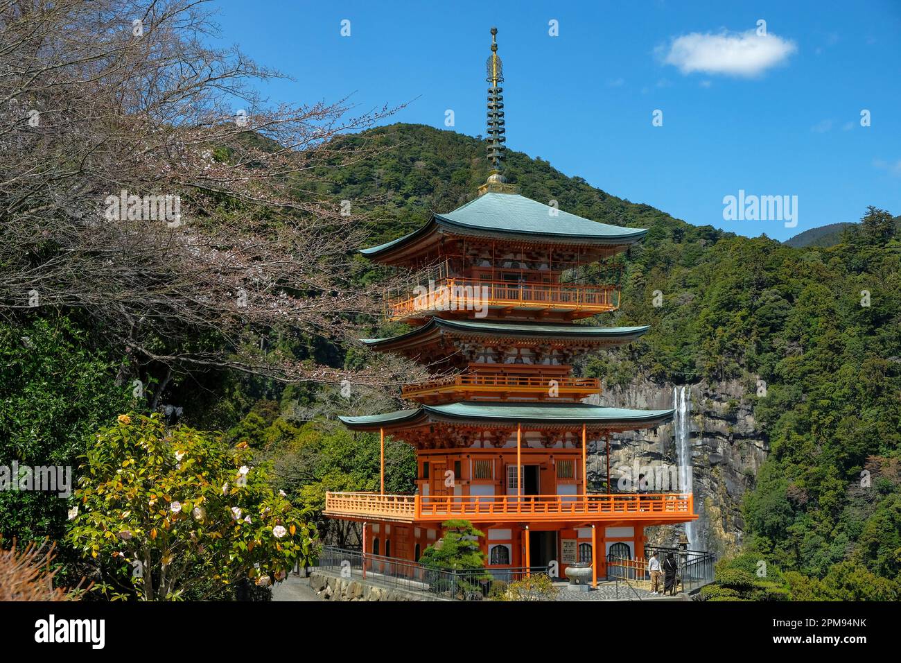 Nachikatsuura, Japan - March 19, 2023: Seigantoji Pagoda in Kumano ...