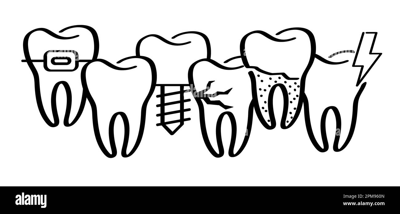 For National or world dental day, dentists day. Cartoon healthy, tooth ...