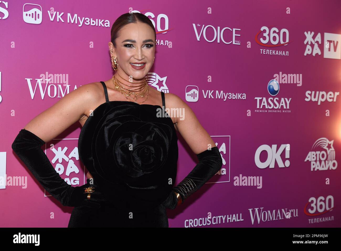 Moscow region. Krasnogorsk. Singer Olga Buzova before the 6th Heat Music Awards ceremony at the ...