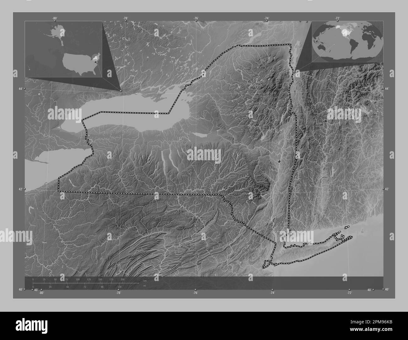 Grayscale Topographic Maps