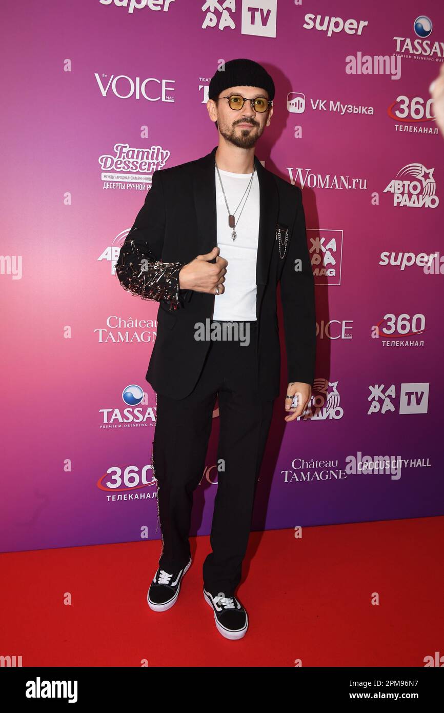 Moscow region. Krasnogorsk. Singer Misha Marvin before the 6th Heat ...