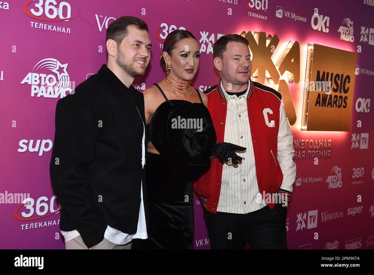 Moscow region. Krasnogorsk. Singer Olga Buzova Stock Photo - Alamy