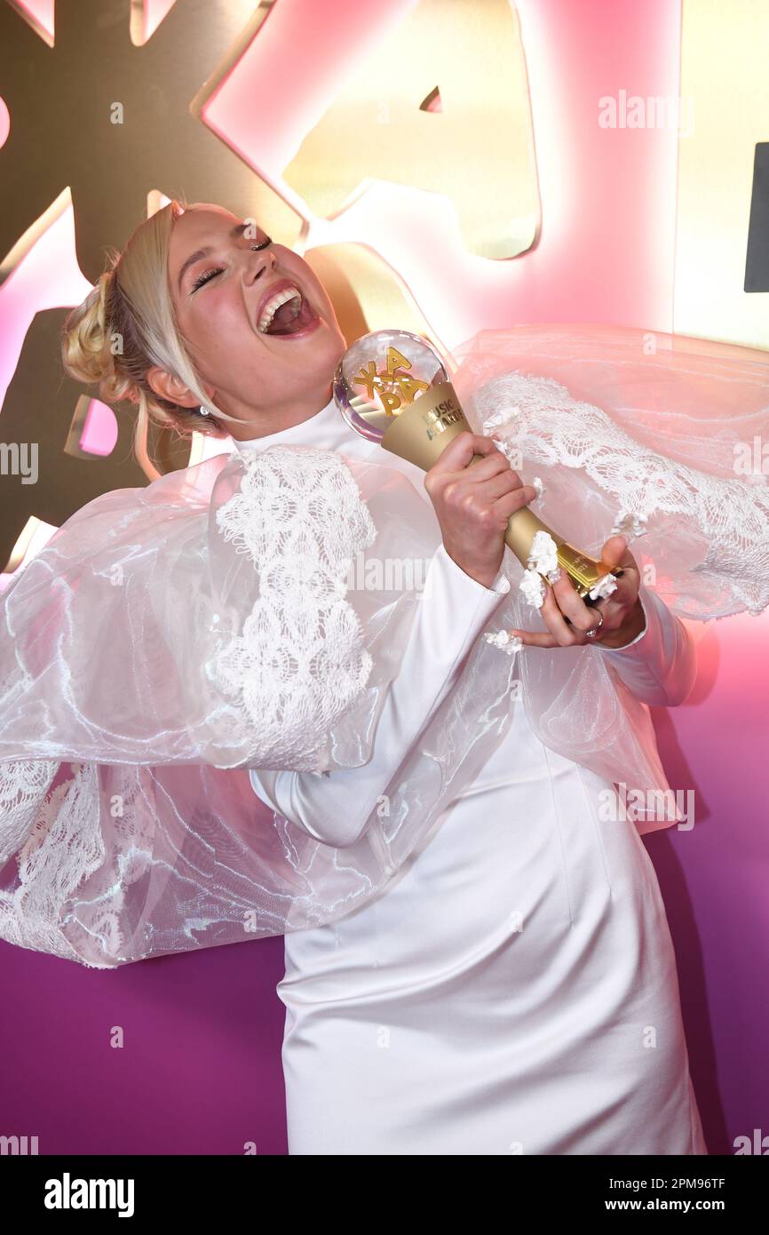 Moscow region. Krasnogorsk. Singer Klava Koka at the 'Heat Music Awards' ceremony at the Crocus ...