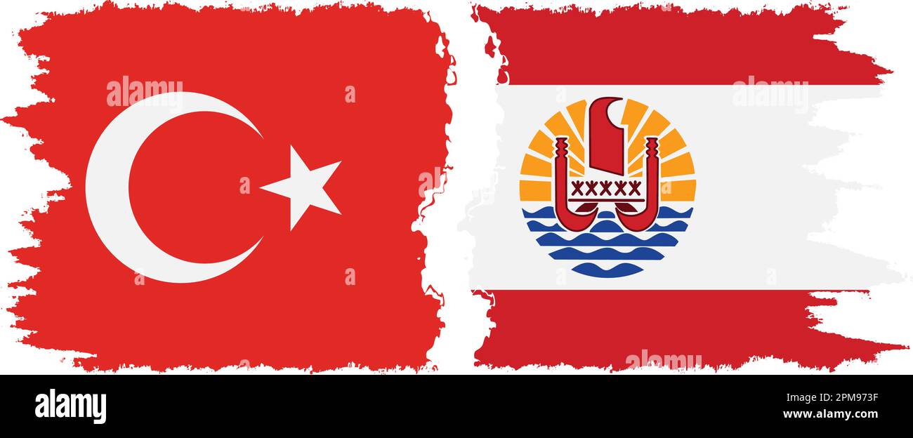 French polynesia turkey flag Stock Vector Images - Alamy