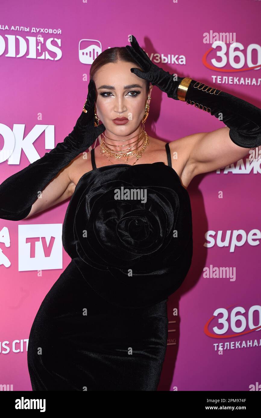 Moscow region. Krasnogorsk. Singer Olga Buzova before the 6th Heat Music Awards ceremony at the ...