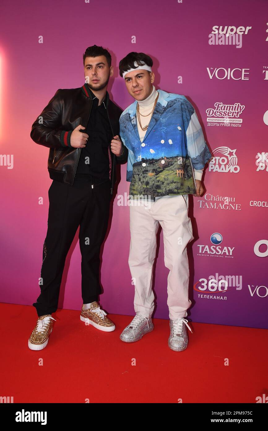 Moscow region. Krasnogorsk. Gayazovs Brothers band members Ilyas and ...