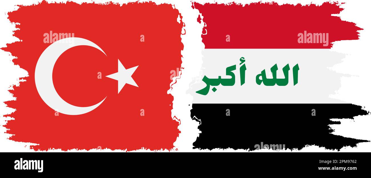 Iraq turkey flag Stock Vector Images - Alamy