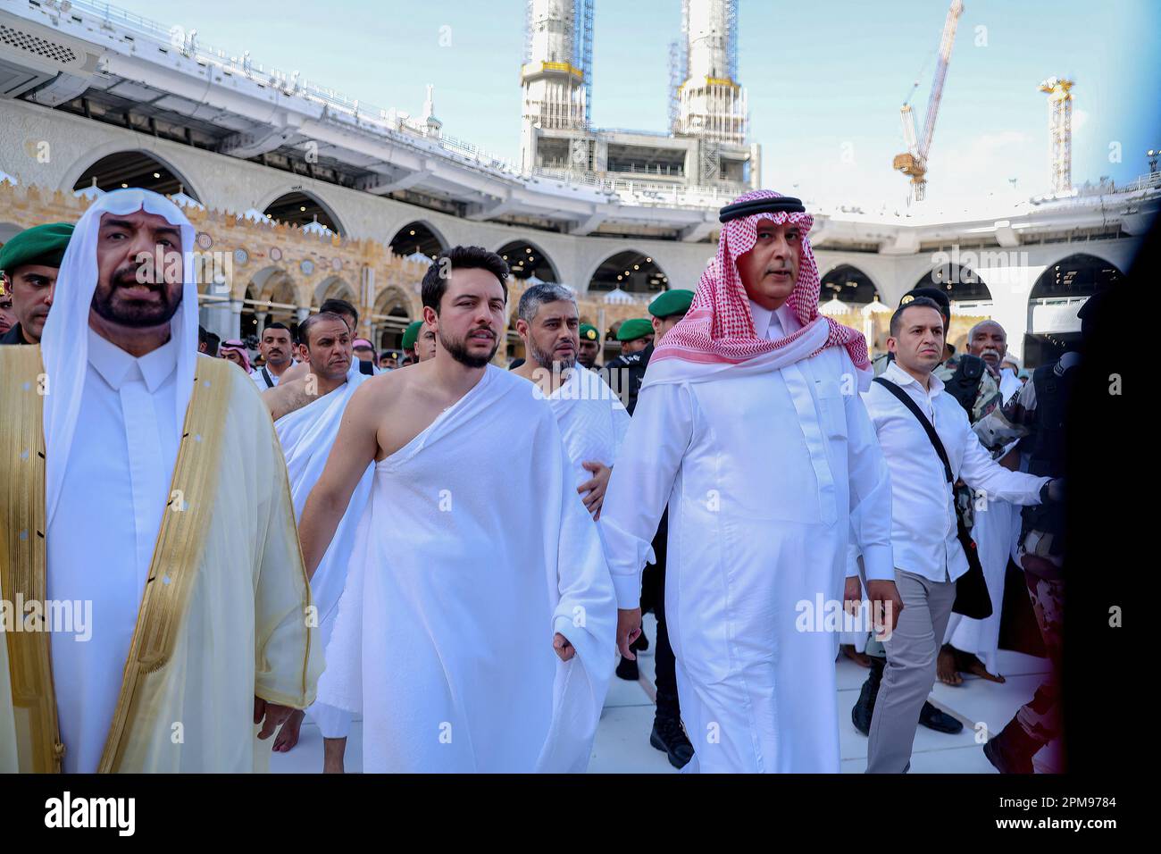 Mecca, Saudi Arabia. 12th Apr, 2023. Jordan's Crown Prince Al Hussein ...