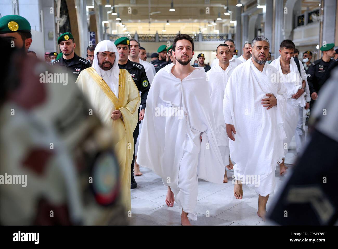 Mecca, Saudi Arabia. 12th Apr, 2023. Jordan's Crown Prince Al Hussein ...