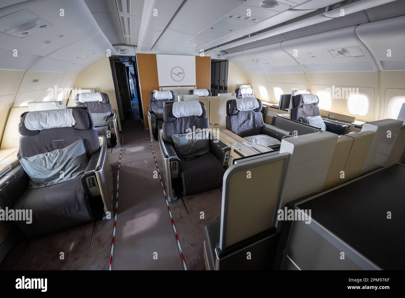 Munich, Germany. 12th Apr, 2023. View into the first class of a ...