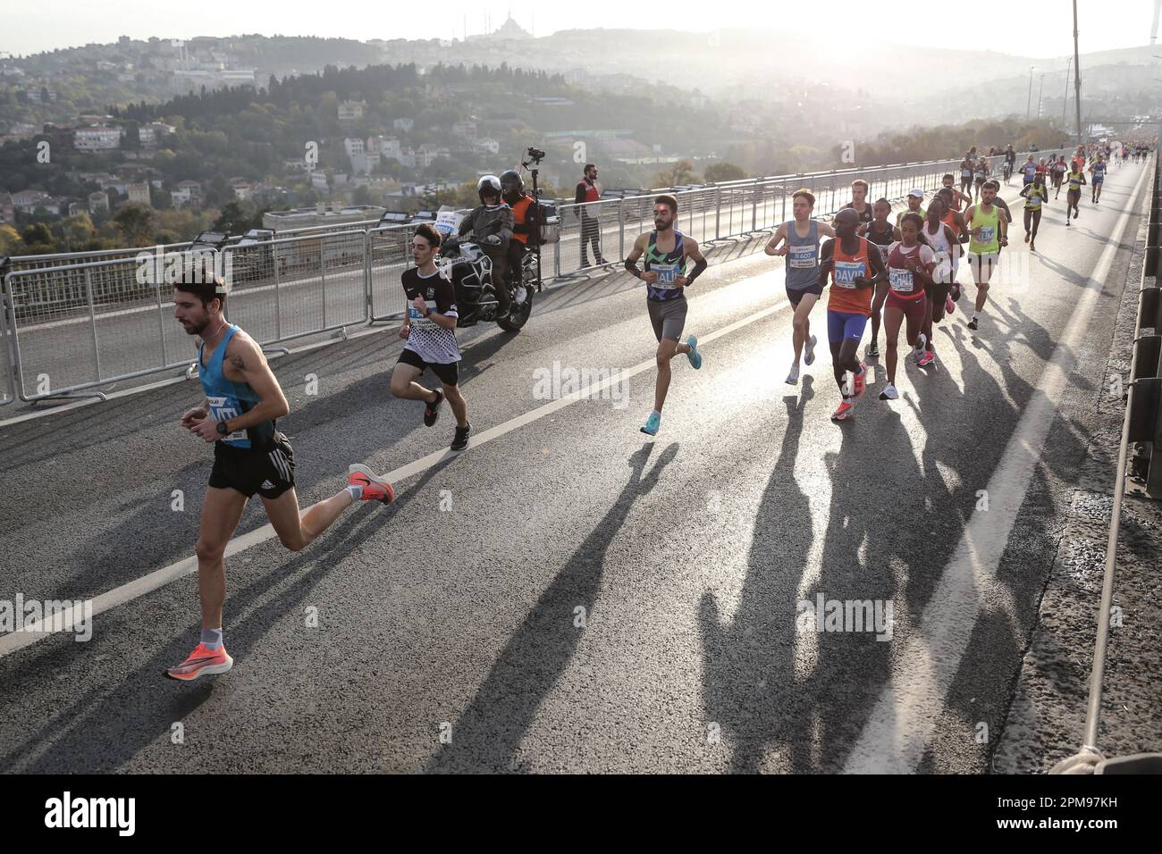 ISTANBUL, TURKEY - NOVEMBER 06, 2022: Athletes running in 44. Istanbul ...