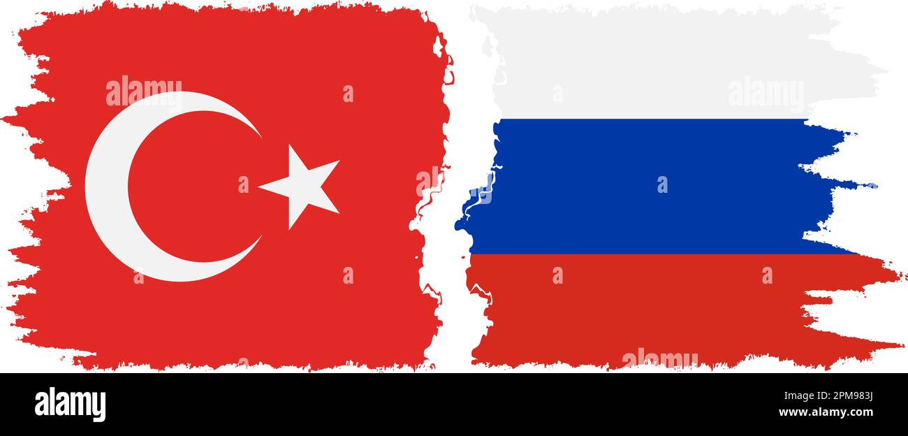 Russia turkey flag Stock Vector Images - Alamy