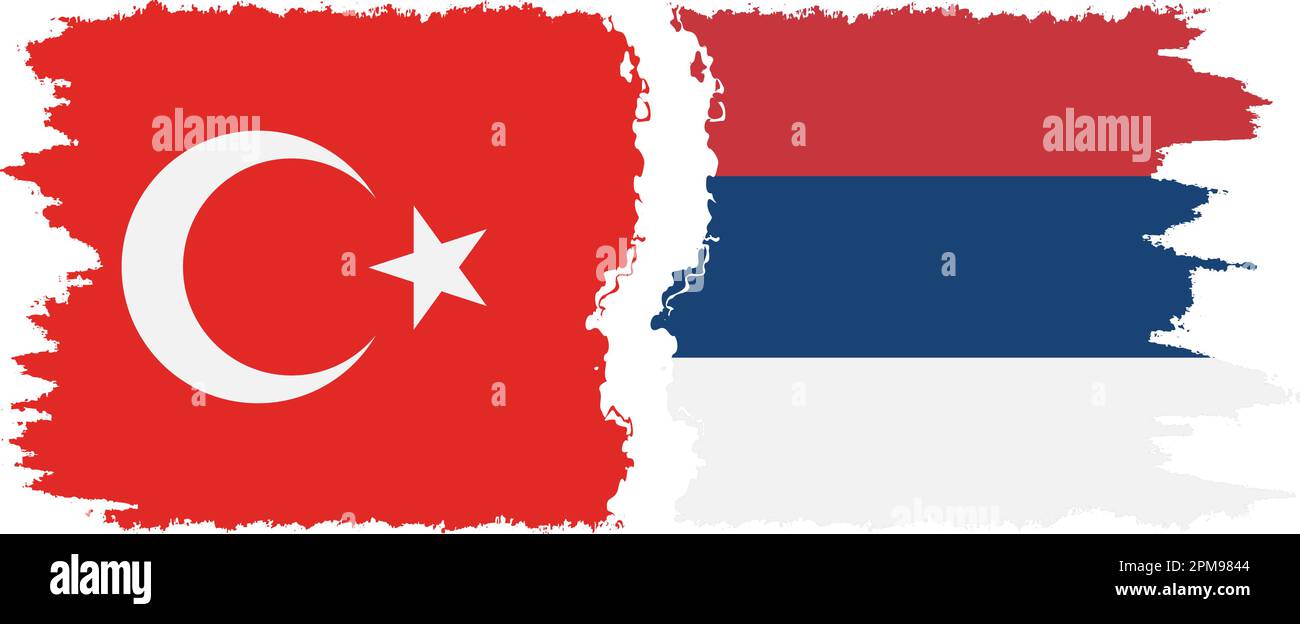 Turkey serbia flag hi-res stock photography and images - Alamy