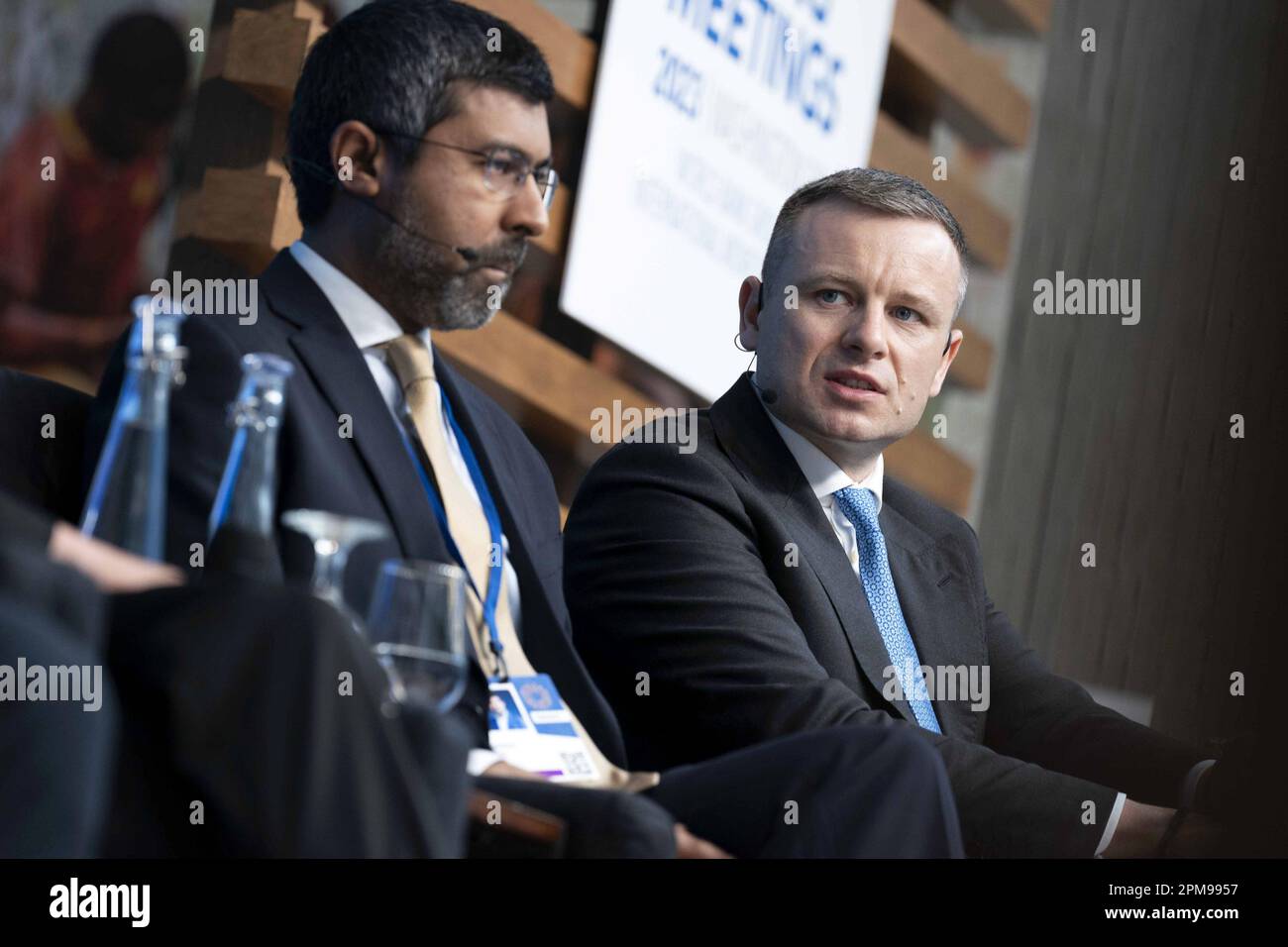 Minister of Finance for Ukraine Sergii Marchenko speaks during a panel ...