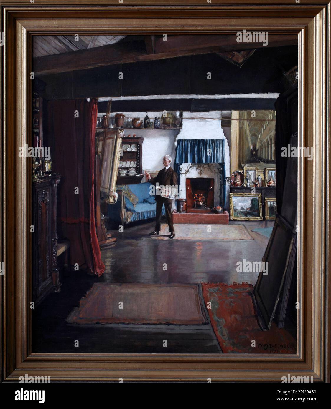 Portrait of Fred Elwell by Mary Dawson Elwell. Beverley Art Gallery ...