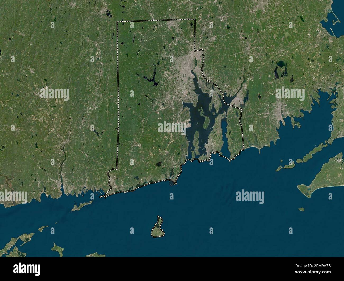 Rhode Island, state of United States of America. Low resolution ...