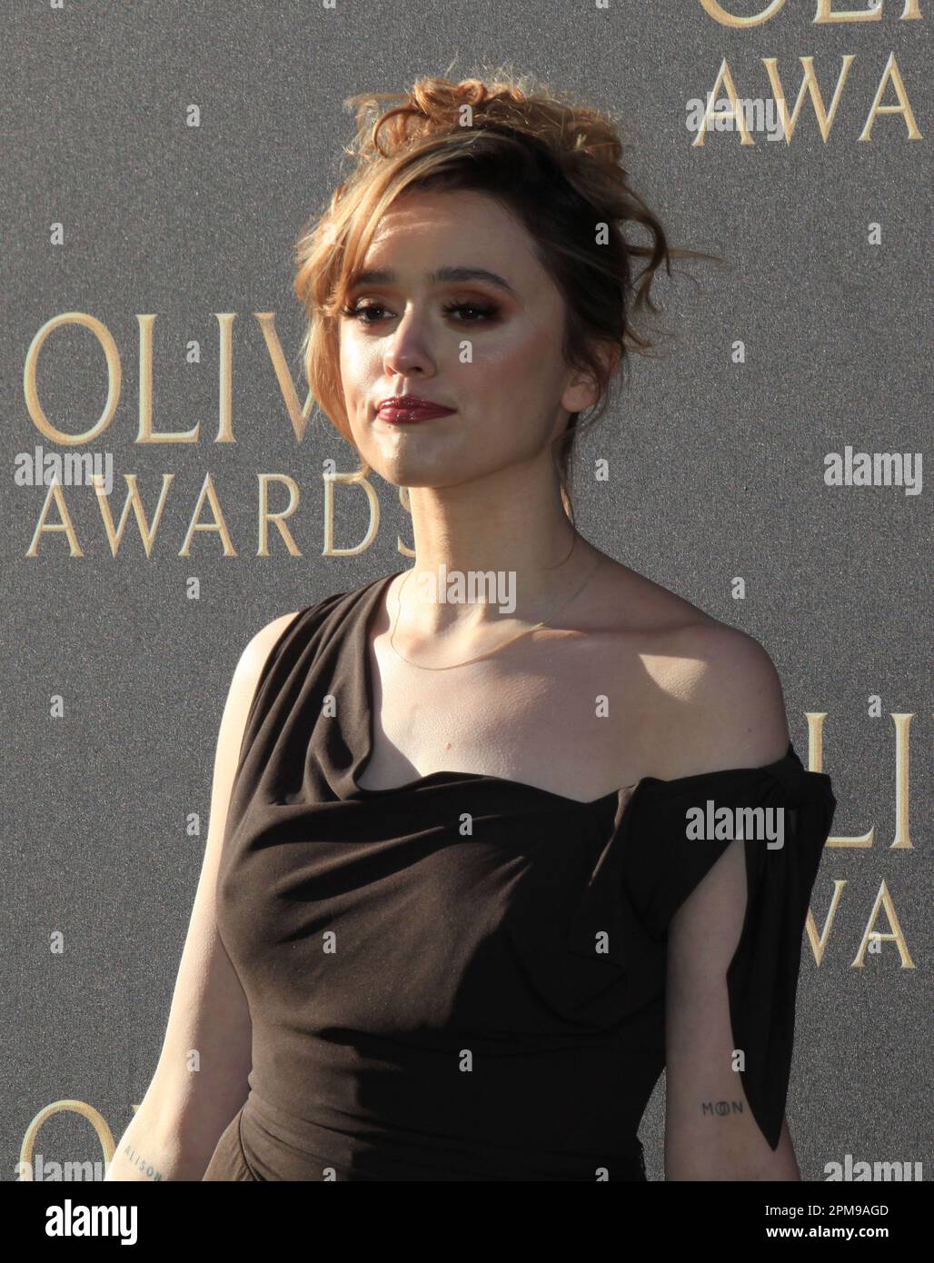 London, UK. Aimee Lou Wood at the Olivier Awards. Royal Albert Hall ...