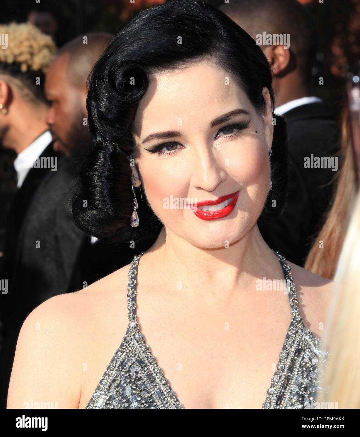 London, UK. Dita Von Teese at the Olivier Awards. Royal Albert Hall ...