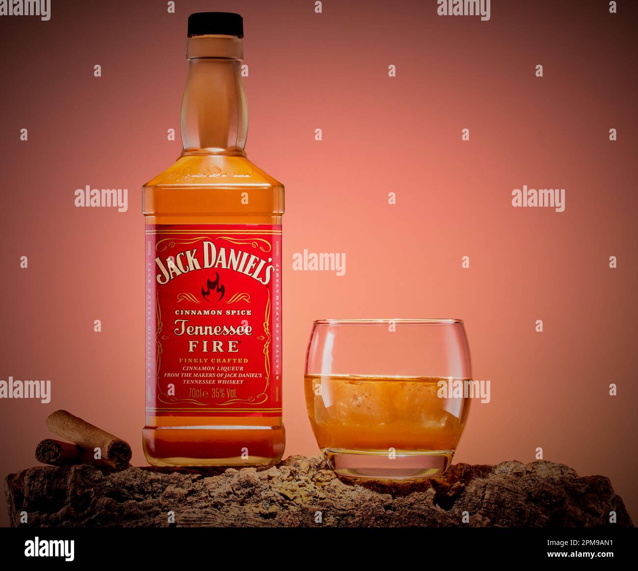 Mansfield,Nottingham,United Kingdom:Studio product image of a bottle of ...