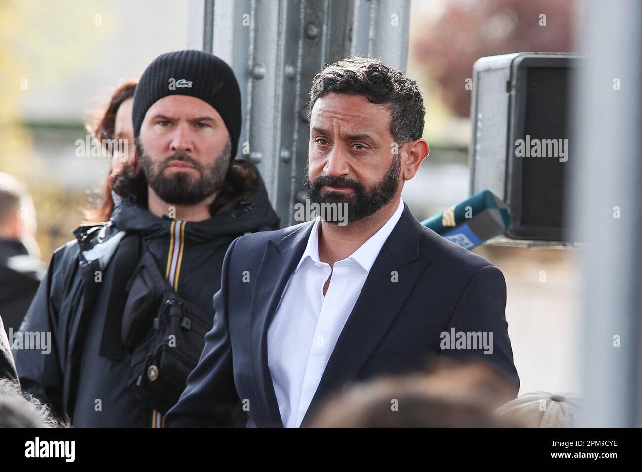 Cyril Hanouna attending inauguration of the Jean-Paul Belmondo ...