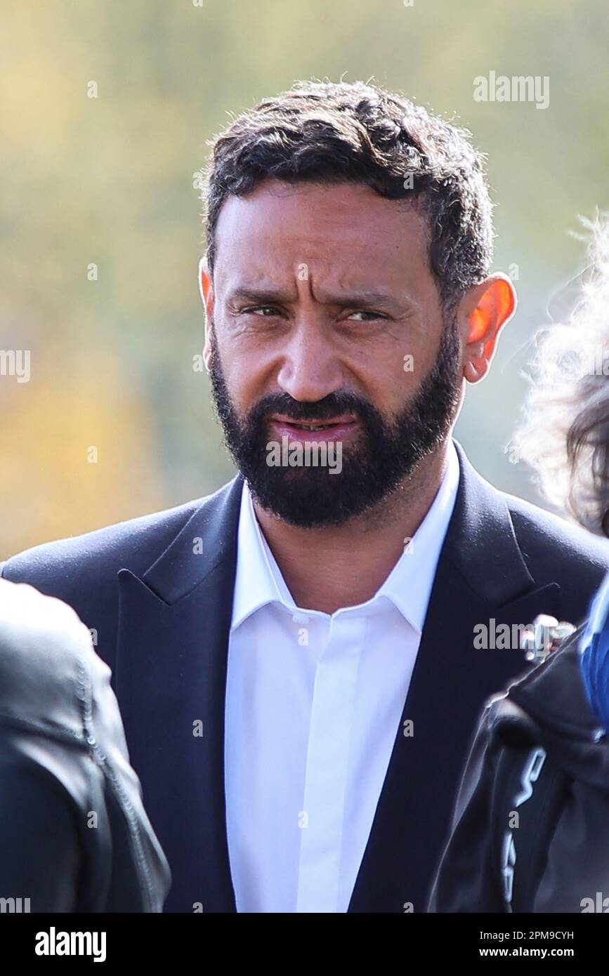 Cyril Hanouna attending inauguration of the Jean-Paul Belmondo ...