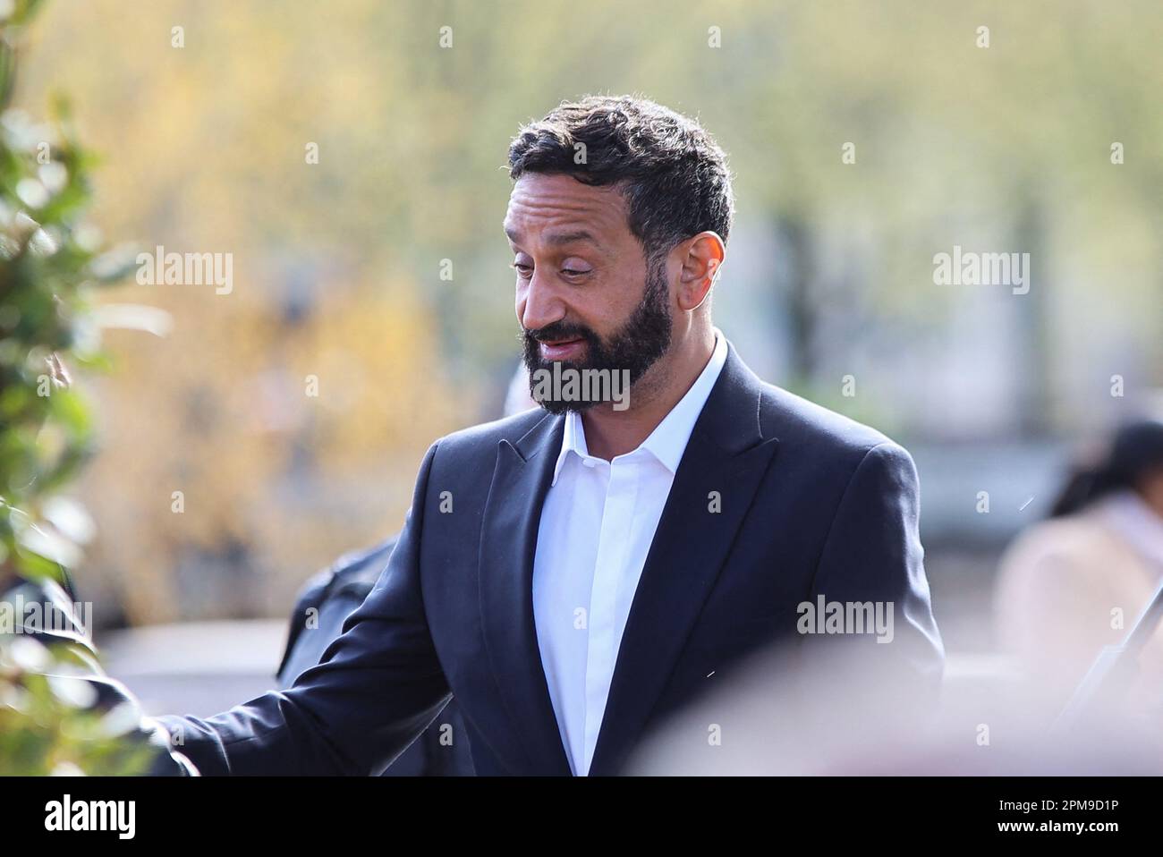 Paris, France. 12th Apr, 2023. Cyril Hanouna attending inauguration of ...