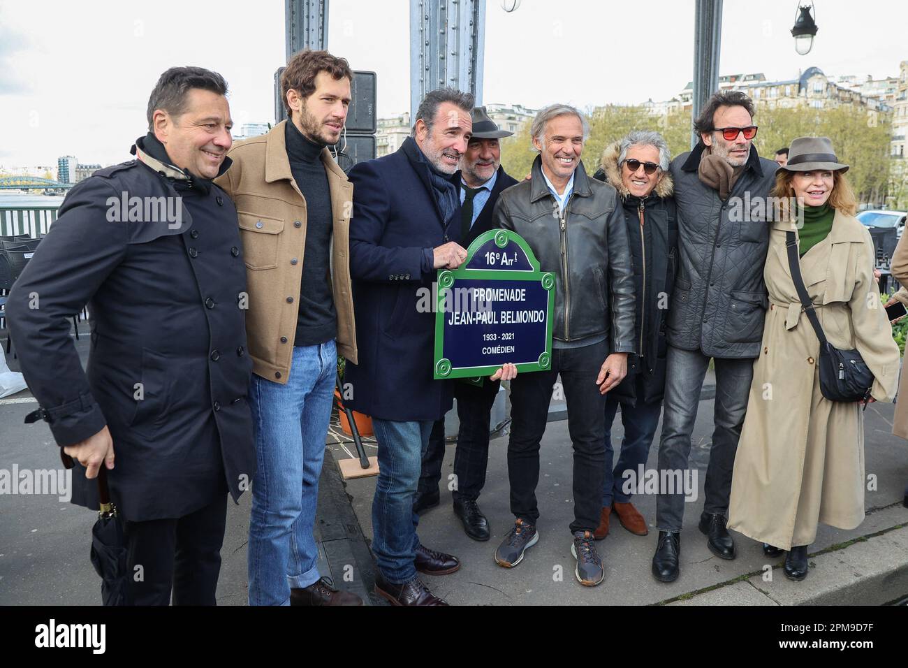 Paris, France. 12th Apr, 2023. Laurent Gerra, Victor Belmondo, Jean ...