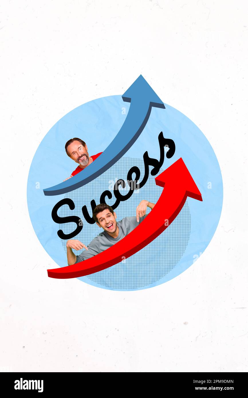 Poster illustration picture sketch photo of two funky happy miniature ...