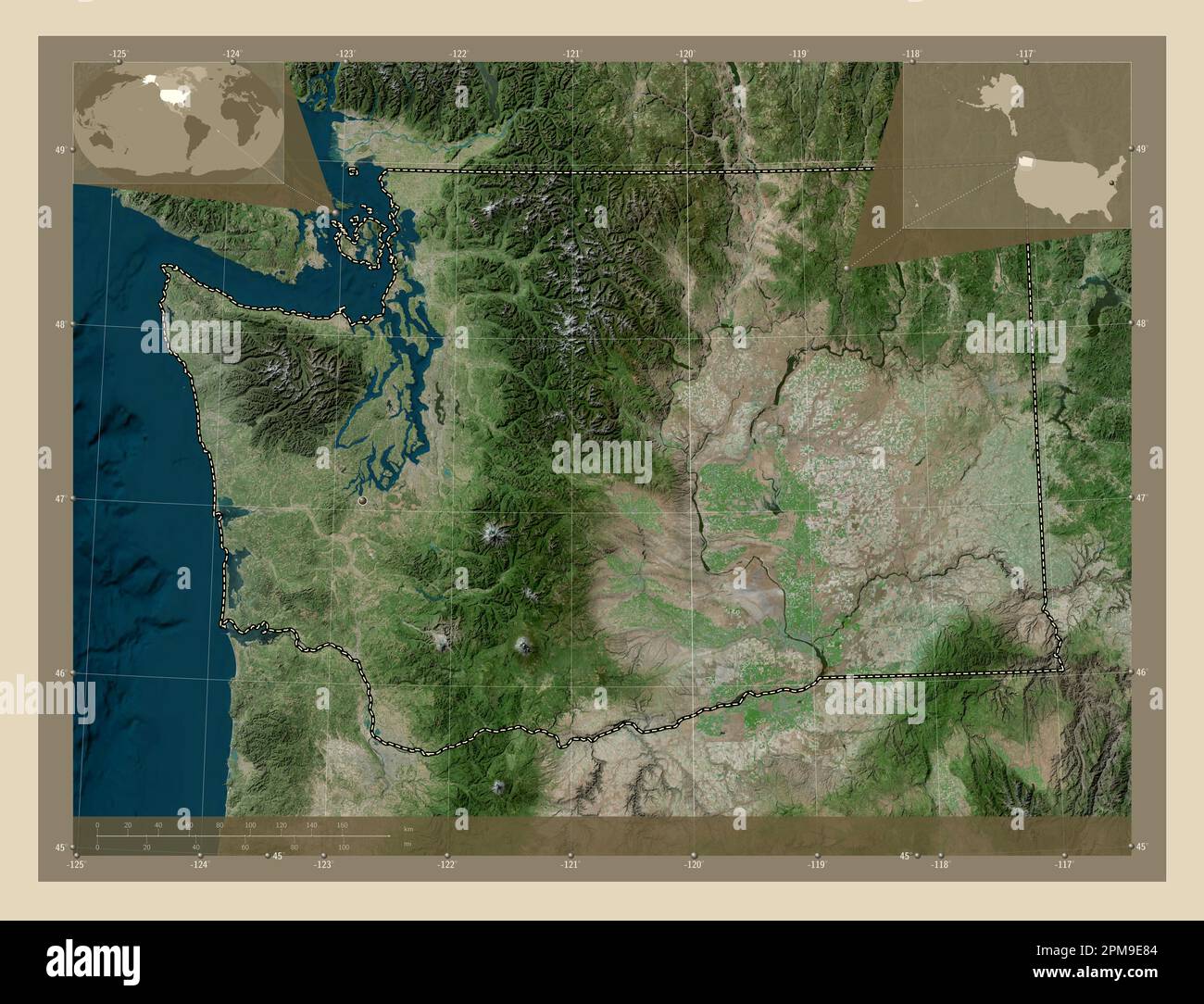 Washington, state of United States of America. High resolution ...