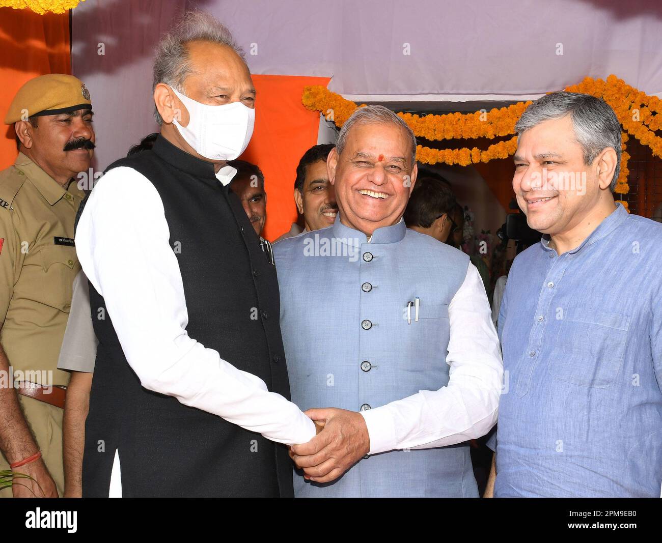 Jaipur, India. 12th Apr, 2023. (4/12/2023) Rajasthan Chief Minister ...