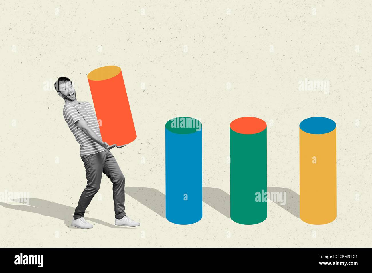 Trader man analyzing annual report hi-res stock photography and images ...