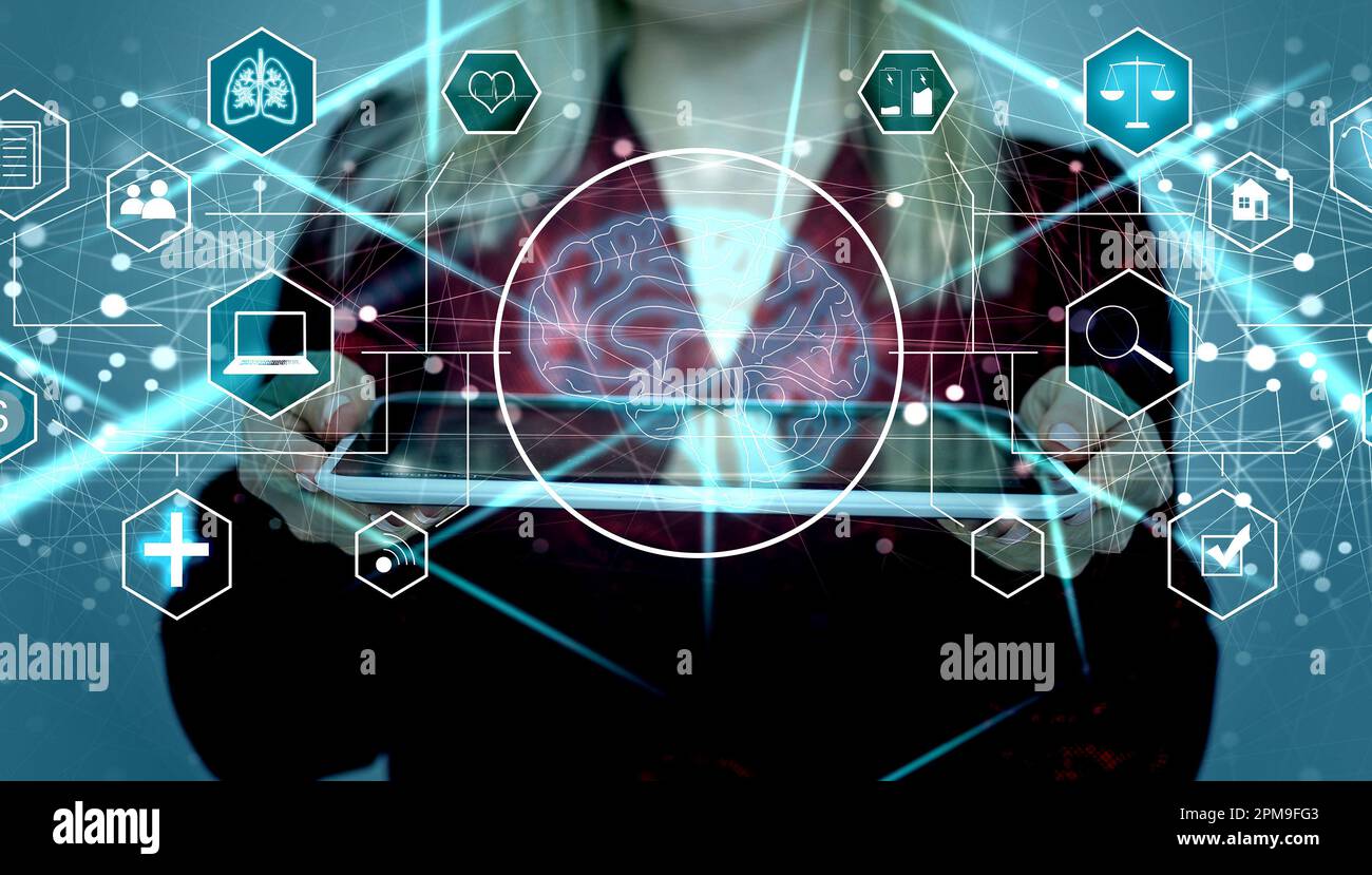 Manager Technical Industrial Engineer Working And Control Robotics With Monitoring System