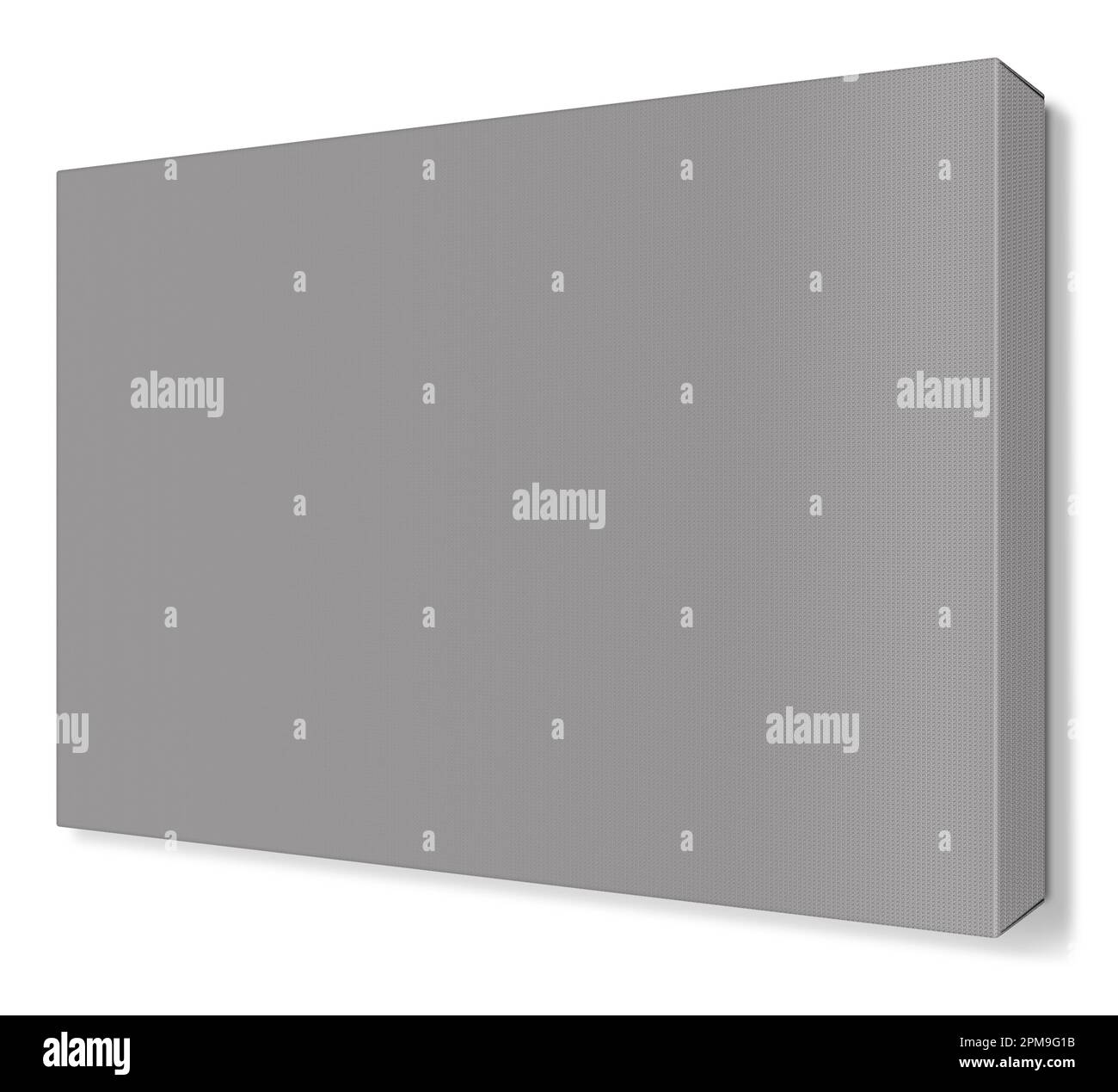 Grey Canvas Wraps template for presentation layouts and design. 3D ...