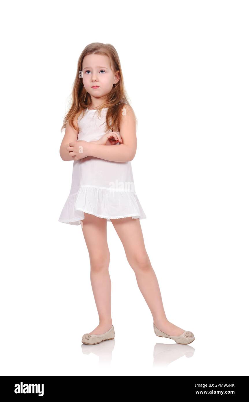distressed child isolated on a white background Stock Photo - Alamy