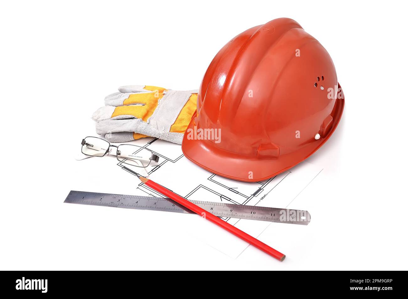 Architectural blueprint pencil scale Cut Out Stock Images & Pictures ...