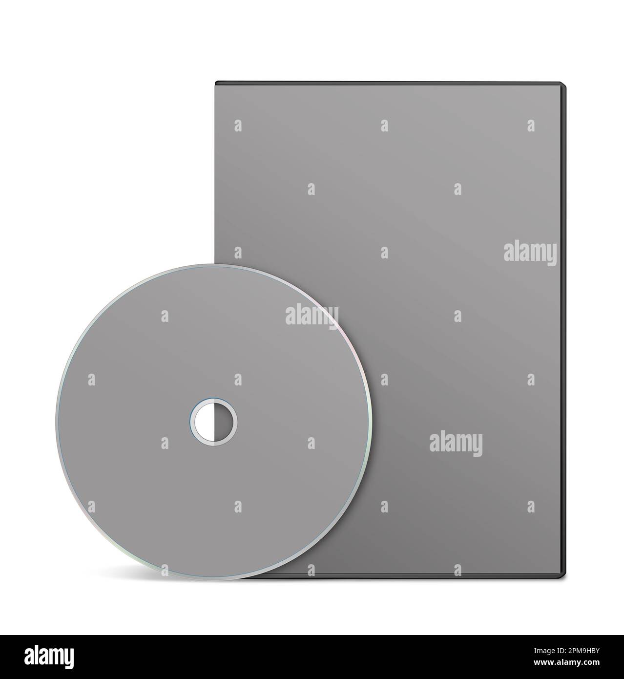 DVD box blank template grey for presentation layouts and design. 3D ...