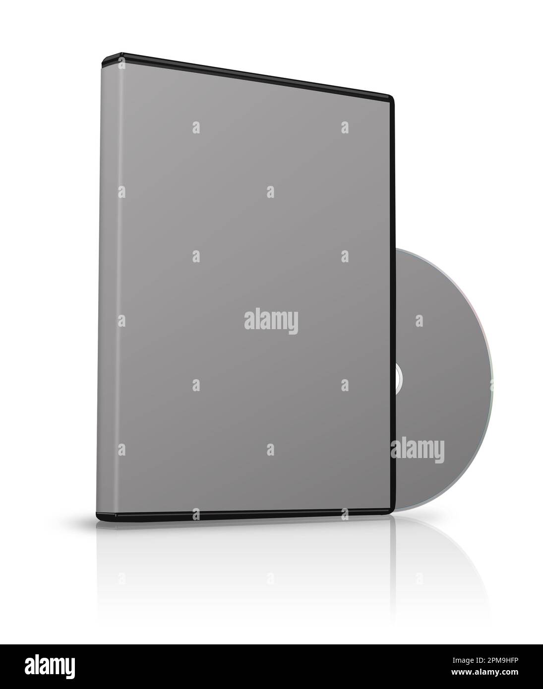 DVD box blank template grey for presentation layouts and design. 3D ...