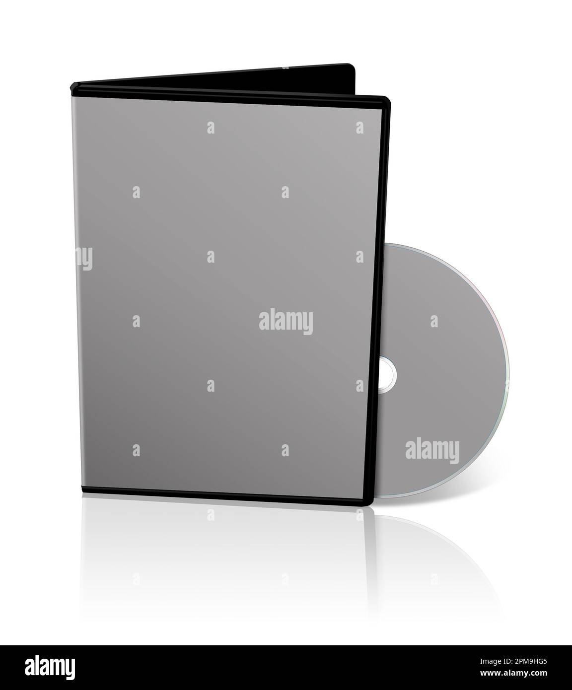 DVD box blank template grey for presentation layouts and design. 3D ...
