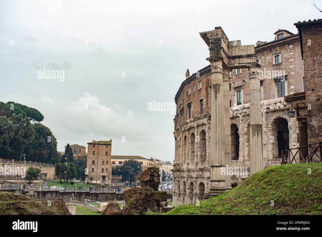 Roma, Teatro Marcello Stock Photo - Alamy