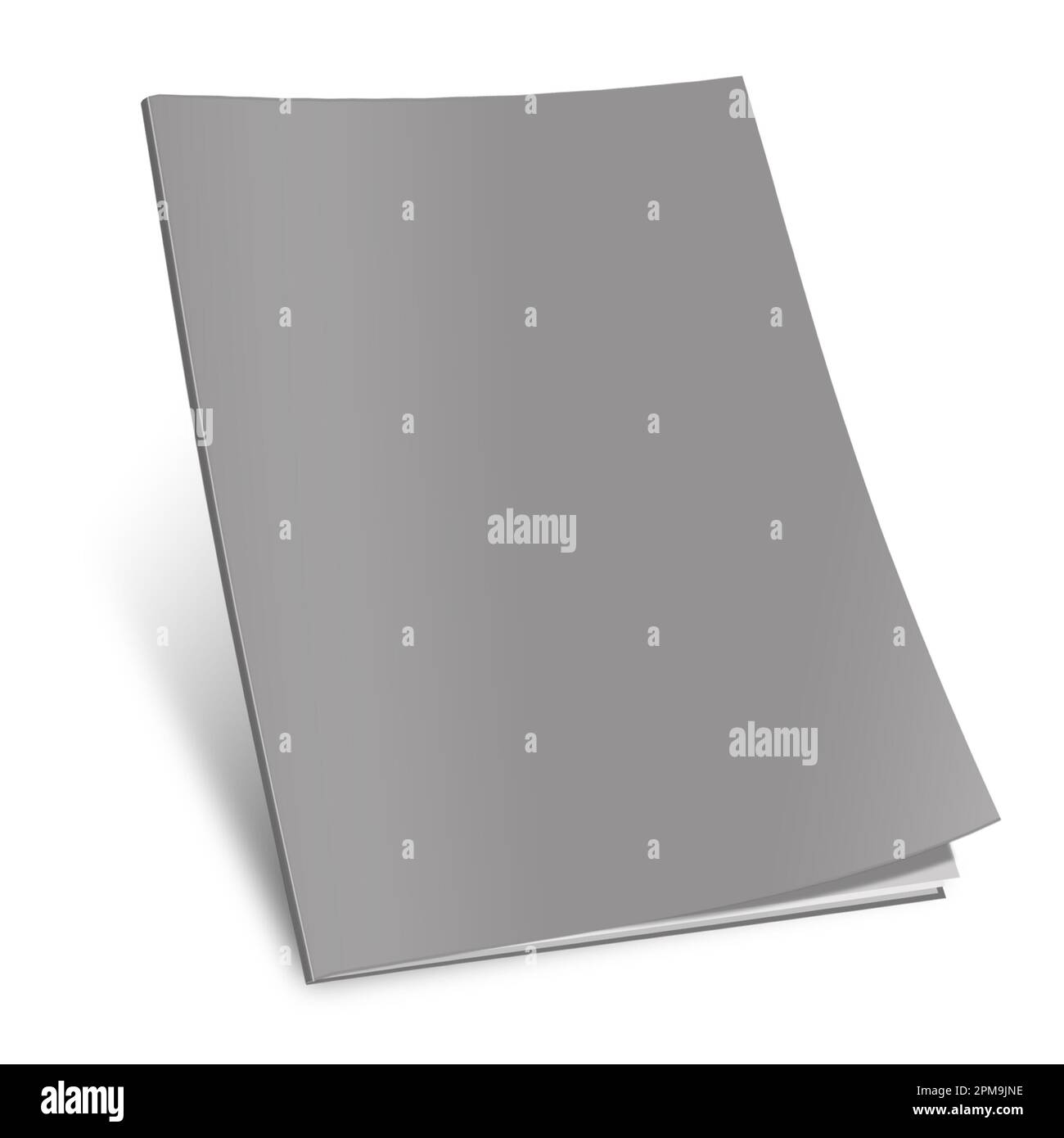 Grey magazine blank template for presentation layouts and design. 3D ...