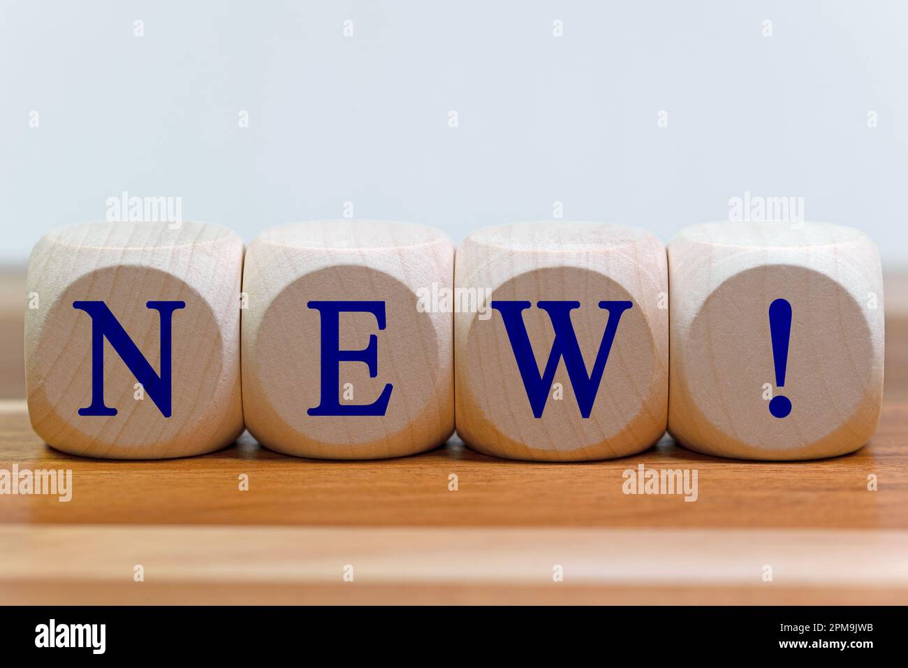 News text on cubes hi-res stock photography and images - Alamy