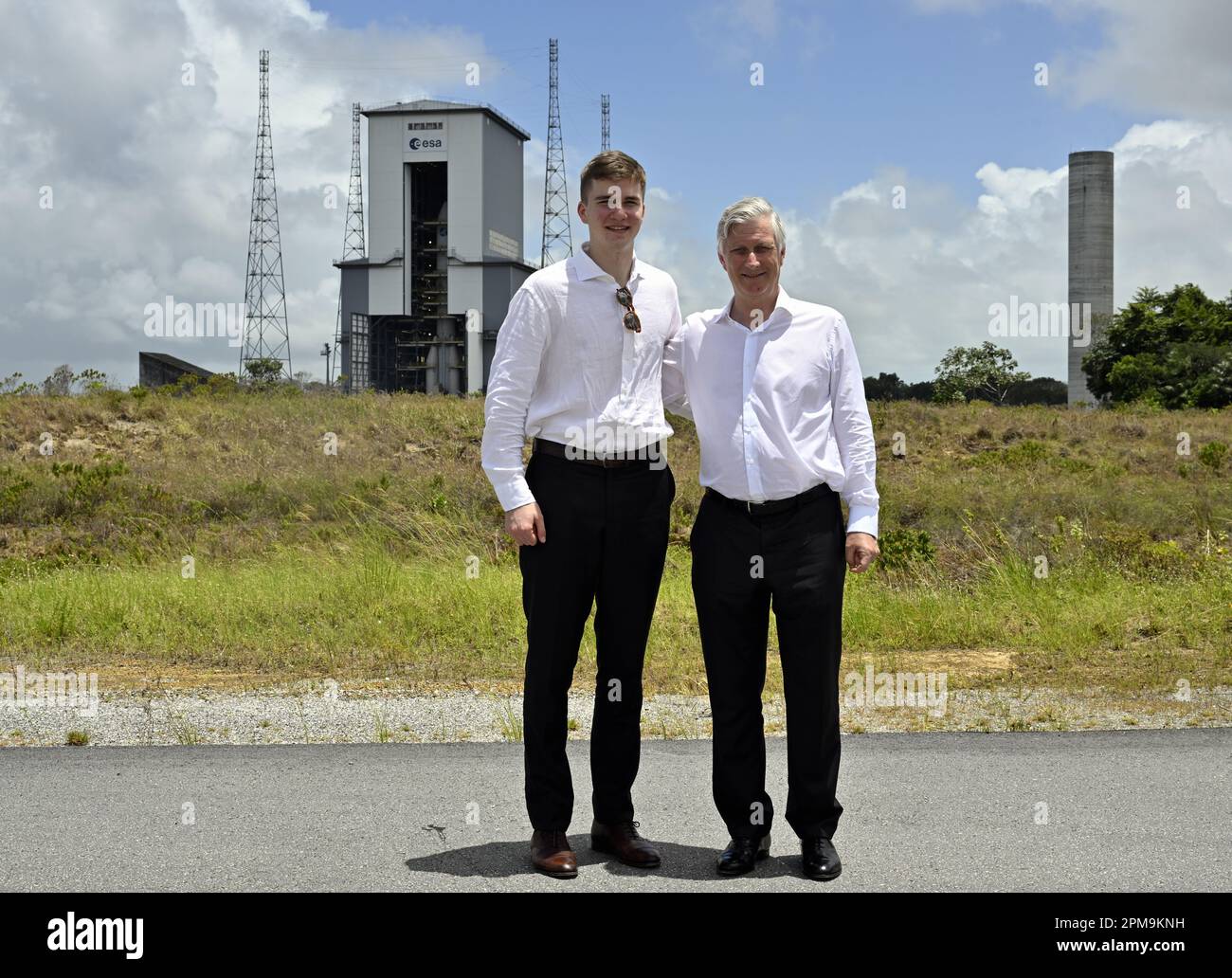 Cayenne, France. 12th Apr, 2023. Prince Gabriel and King Philippe ...