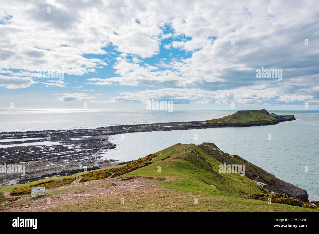 Worms Head on the Gower Peninsula, South Wales, UK: Phillip Roberts ...