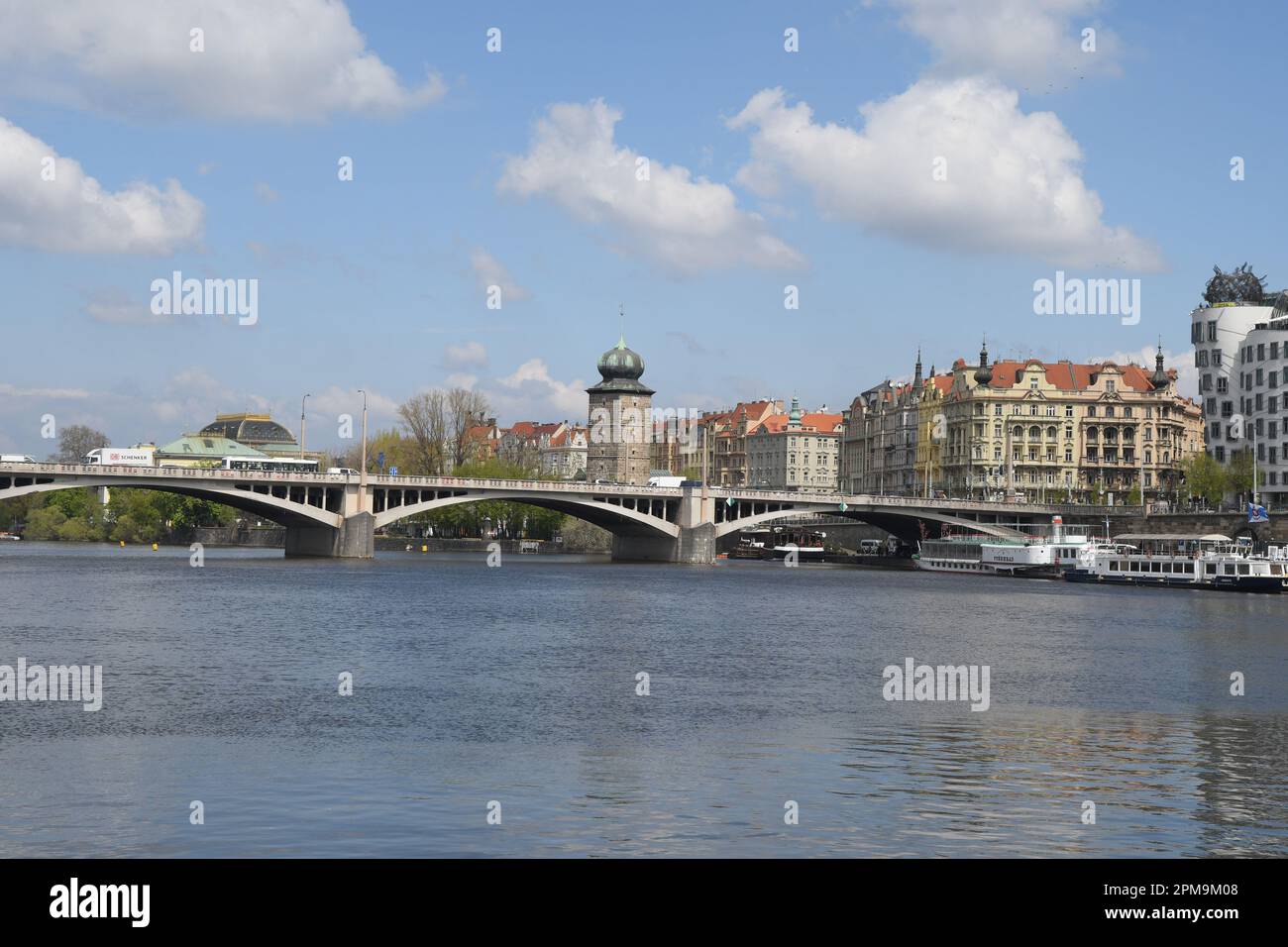 Prague/Czech republic /26 April 2022/Boat ride and sun shine view of ...