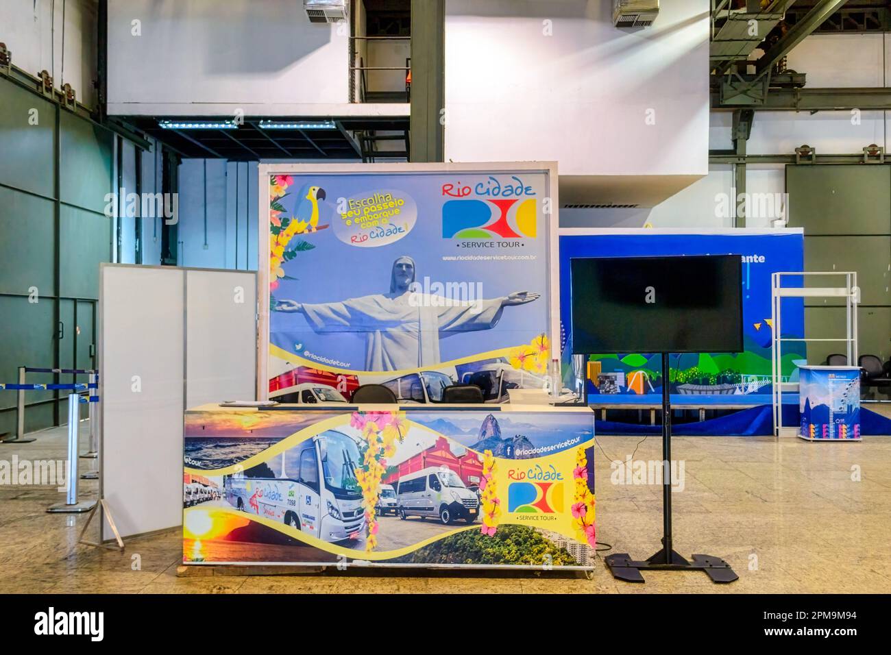 Rio de Janeiro, Brazil - April 4, 2023: Interior of the waiting room in ...